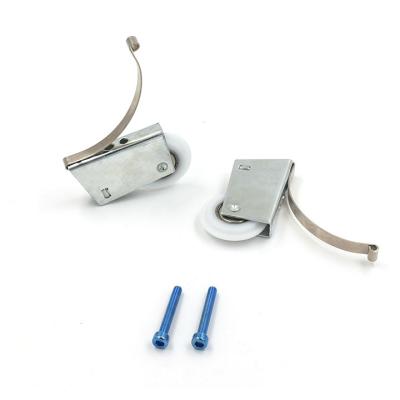 China Nylon de Deurrollen 608A die van de metaalgarderobe ODM Chrome het Plateren dragen Te koop