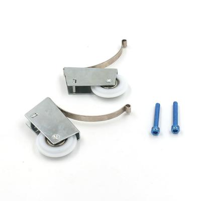 China Nylon de Deurrollen 608A die van de metaalgarderobe ODM Chrome het Plateren dragen Te koop