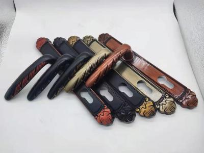 China Zinc Alloy Keyhole Door Handles Nostalgic Warehouse Meadows Plate for sale