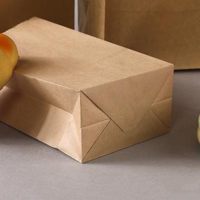 Cina Sacco di carta eliminabile biodegradabile di Candy delle stoviglie di Kraft senza maniglia BSCI in vendita