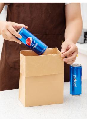 Cina Sacco di carta eliminabile biodegradabile di Candy delle stoviglie di Kraft senza maniglia BSCI in vendita
