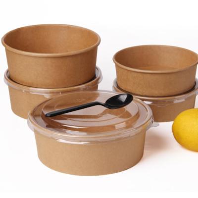Cina 42oz 1300ml intorno alle grandi ciotole eliminabili delle stoviglie eliminabili biodegradabili per minestra calda in vendita