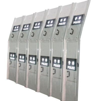 China Shield Wall for  Riot control Shield Police PC Anti Riot Shield for sale