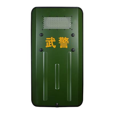 China Police Anti Riot Aluminiun Alloy Metal Shield  with watching window for sale