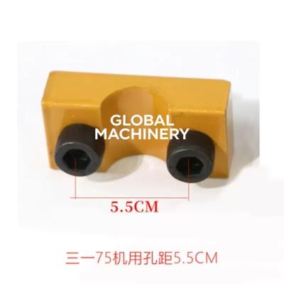 China Excavator Parts | Sany 55/60/65/75 Hydraulic Hammer Pipe Clamps, Boom Pipe Clips, Breaker Hose Clamps for sale