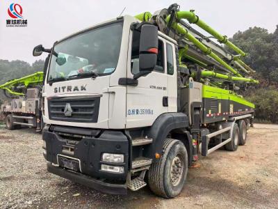 China Used Zoomlion 49m Concrete Pump Truck on Sinotruk Sitrak Chassis, Year 2022 for sale
