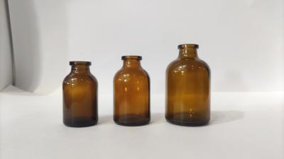 Cina 10ml- 100ml Ups tipo Ii Iii fiala di vetro ambrato/trasparente modellato per confezioni di iniezione di polvere farmaceutica e veterinaria in vendita
