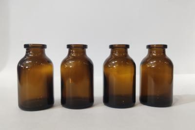 Cina 10ml- 100ml Ups tipo Ii Iii fiala di vetro ambrato/trasparente modellato per confezioni di iniezione di polvere farmaceutica e veterinaria in vendita