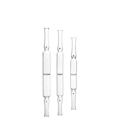 China 1ml Clear Borosilicate Glass Ampoule For Medical And Cosmetic Sample Provided Freely for sale