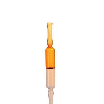 Cina Fiala in vetro borosilicato ambrato da 1 ml uso cosmetico medico in vendita