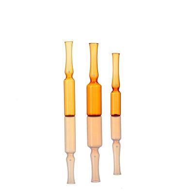 Cina Fiala in vetro borosilicato ambrato da 1 ml uso cosmetico medico in vendita
