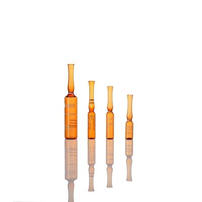 China 25 ml helder amberkleurige glazen ampul bedrukt medisch cosmetisch gebruik for sale