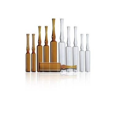 China glass ampoule cosmetic glass bottle medicine bottle essential oil glass bottle for sale