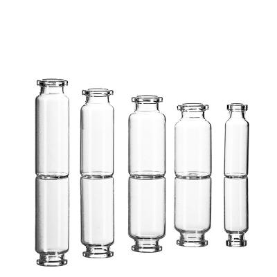 China Medische farmaceutische transparante buisvormige glazen injectieflacons Borosilicaat glazen injectieflacon 10 ml 20 ml for sale