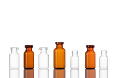 China 10 ml klare/amberfarbene Borosilikat-Rohrflaschen aus Glas für medizinische Zwecke zu verkaufen