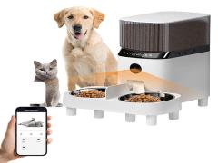 Smart Pet Feeder with Camera, WiFi Remote Control, Timed Meal, Voice Record, OEM ODM Bulk Supply