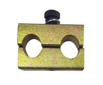 China Van de de Buisklem van graafwerktuighydraulic tubing line Dubbele Opening 33mm Te koop