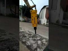 NTK680 68mm Crawler Excavator Jack Hammer 4T 7 Ton For Kubota U50 U55