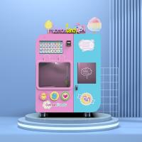 China 36 Color Flower Cotton Candy Machine Automatic Floss Vending for sale
