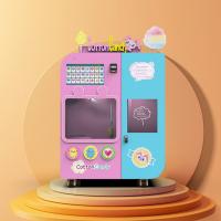 China Unmanned Operation Flower Cotton Candy Machine 700W Wireless Control for sale