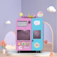 China Marshmallow Automatic Cotton Candy Making Machine Enclosed 0.8-1.5mm Sugar for sale