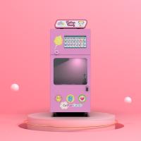China Intelligent Automatic Cotton Candy Vending Machine 110V 220V Smart Candy Floss Machine for sale
