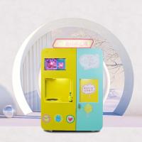 China Movable Interaction Smart Candy Floss Machine For Airport Shopping Mall for sale
