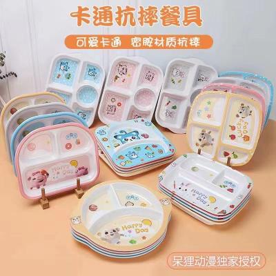 Cina Gli articoli della melammina di TUV placcano il commestibile del ristorante del dessert del bambino riciclabile in vendita