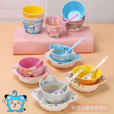 Cina Gli articoli della melammina di TUV placcano il commestibile del ristorante del dessert del bambino riciclabile in vendita