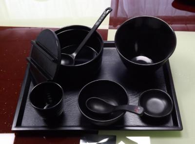 Cina Il piatto della melammina del bar di hotel A5 mette il commestibile riciclabile delle ciotole degli articoli in vendita