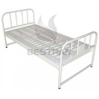 Quality Patient Flat Hospital Bed Steel Headboard Footboard for sale