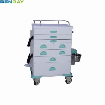 China Anesthesie Staal ziekenhuis medicijn trolley 610 X 410 X 970mm Te koop