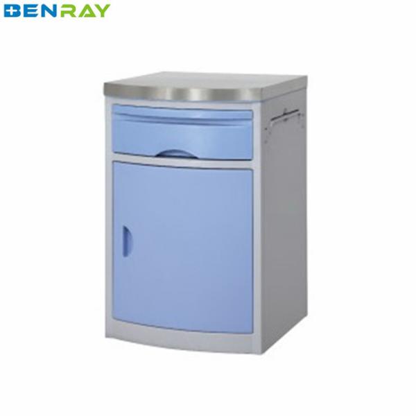 Quality Hospital Stainless Steel Top Medical Bed Side Cabinet Locker for sale