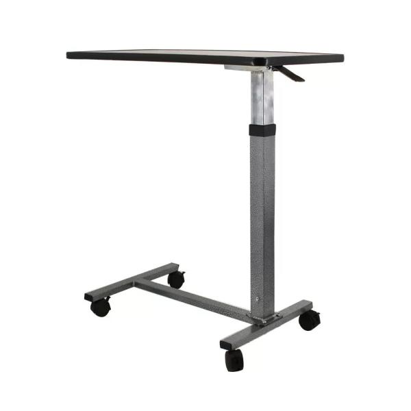 Quality Portable Over Bed Table with Locking Wheels and Adjustable Height Perfect for Hospital and Home Care for sale