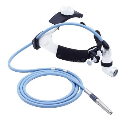 China Hot Sale Operating Room Hospital Emergency Equipment Medical Cold Light Source Waterproof Head Lights Fiber Optic Headlight for sale