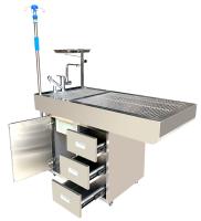 China Veterinary Operating Table Stainless Steel Animal Operating Table for sale