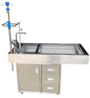 China Veterinary Operating Table Stainless Steel Animal Operating Table for sale