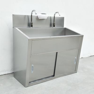 China Stainless Steel Induction faucet Wash Sink for 2 people for sale