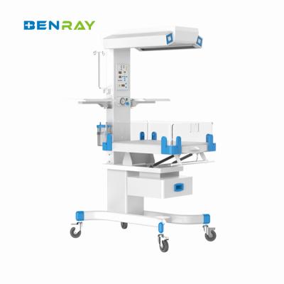 China Hospital Infant Radiant Warmer LED Display Skin Temperature Sensor Gas Spring Adjustment X-Ray Tray for sale