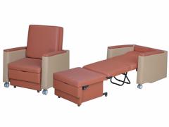 Luxe fabrieksprijs ligbed begeleidende stoel bed te koop