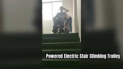 BR-SC002 Powered Electric Stair Climbing Trolley Hand Cart For People Wheelchairs