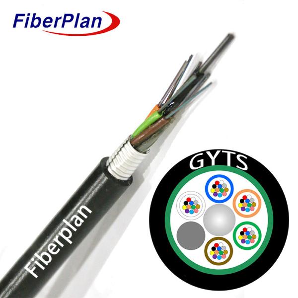 Quality Reliable Multi Tube Fiber Optic Cable For Harsh Environments GYTS for sale