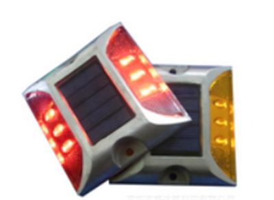 China Traffic safety aluminum 6pcs led solar cat eye road stud for sale