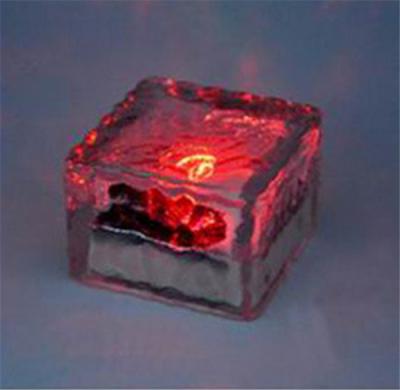 China Outdoor Solar glass ground light ,solar decorative lamp,solar led glass brick light for sale