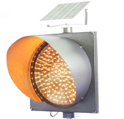 China Best seller solar yellow led flashing warning light for traffic for sale