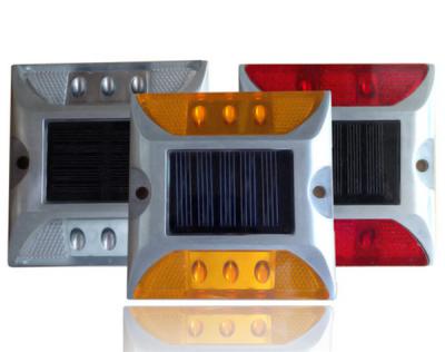 China High quality factory price 3m Aluminum led Solar Road Stud with roadway safety 6PCS led for sale
