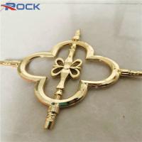 China Aluminum Georgian Bar 707mm Water Plating Decorative Hardware for IG Glass Windows for sale
