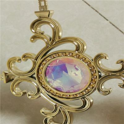 중국 다이아몬드와 전기 도금물 실내 UPVC 윈도우 조지왕조 시대 바 꽃 판매용