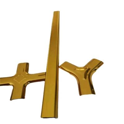 China Geïsoleerd glas Geen corrosie Vensters Georgian Bar Aluminium Goud Te koop