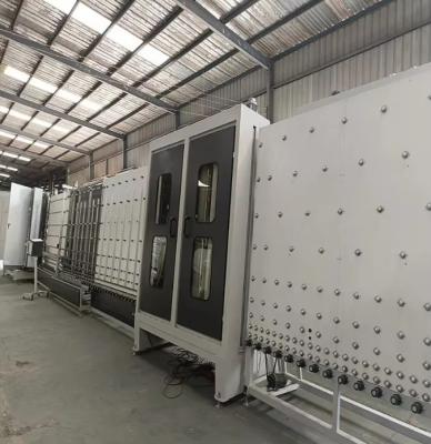 China Fully Automatic Machine Vertical Glass Cleaning Machine Insulated Glass Cleaning Machine IGU Glass for sale